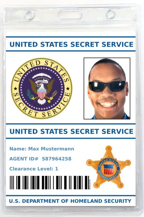 United States Secret Service Ausweis